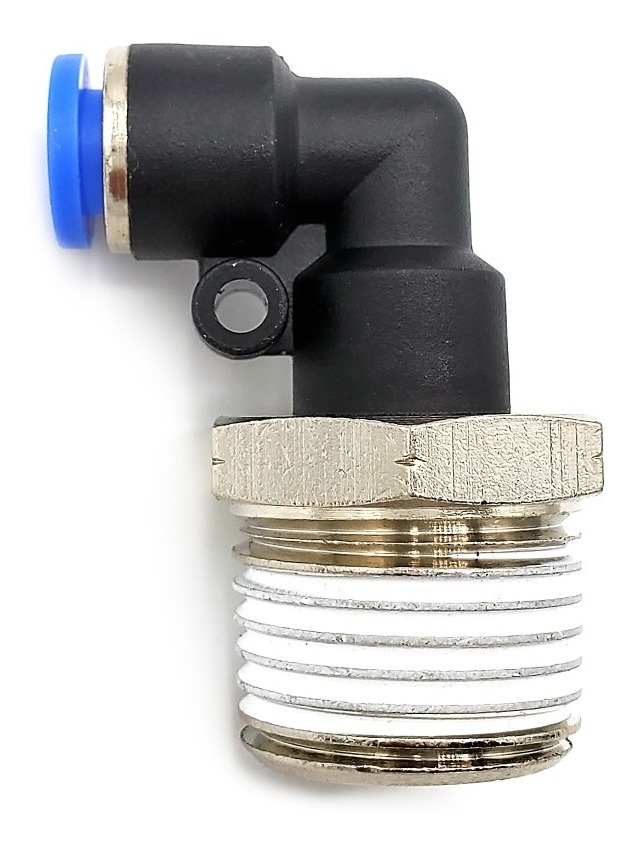 5 Pz De Conector/racor Rápido Neumático Codo 1/2 Npt X 1/4 | Instrutek